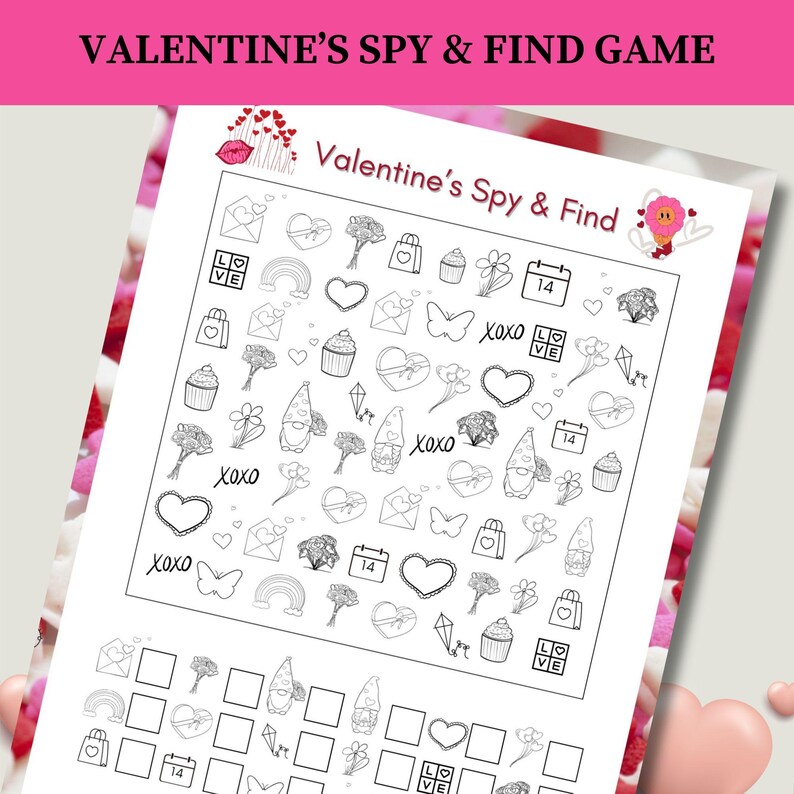 Valentine’s Spy and Find Game Printable – Fun for Kids, Families ...