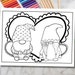Valentine's Day Gnome Coloring Page | Printable Craft for Kids ...
