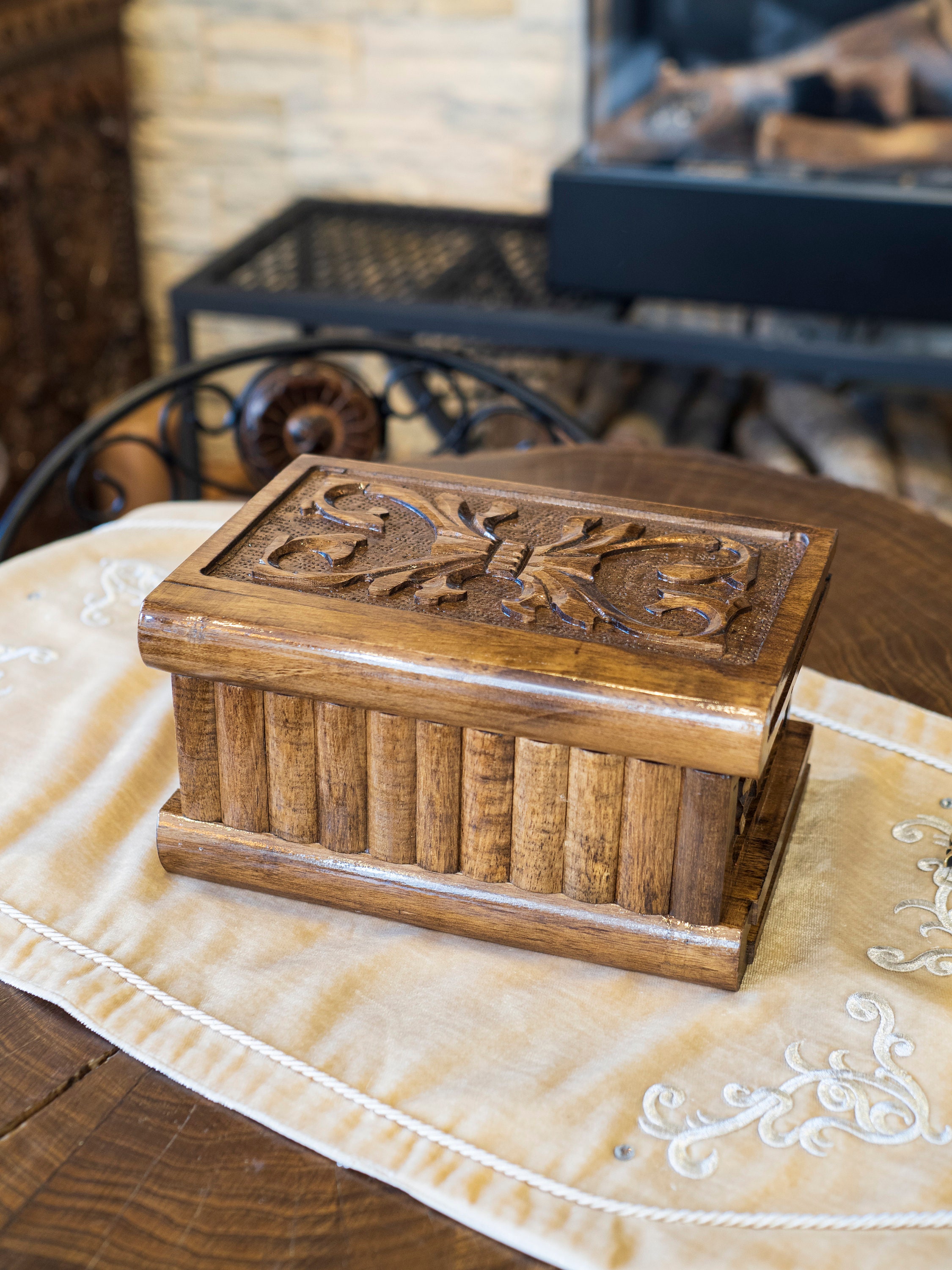 Jewelry Box, Puzzle Box for Adult, Handmade Wooden Box, Jewelry Box ...