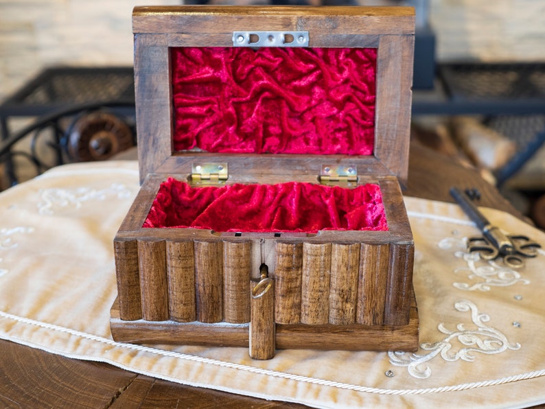 Jewelry Box, Puzzle Box for Adult, Handmade Wooden Box, Jewelry Box ...