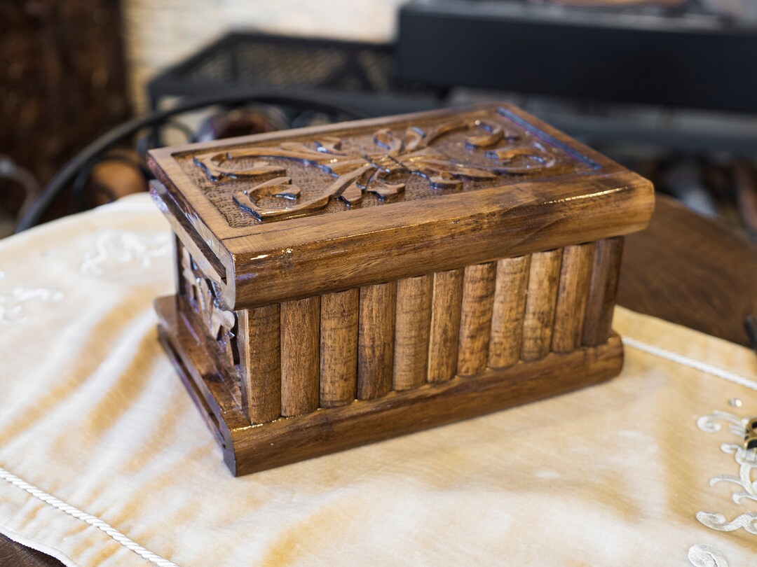 Jewelry Box, Puzzle Box for Adult, Handmade Wooden Box, Jewelry Box ...
