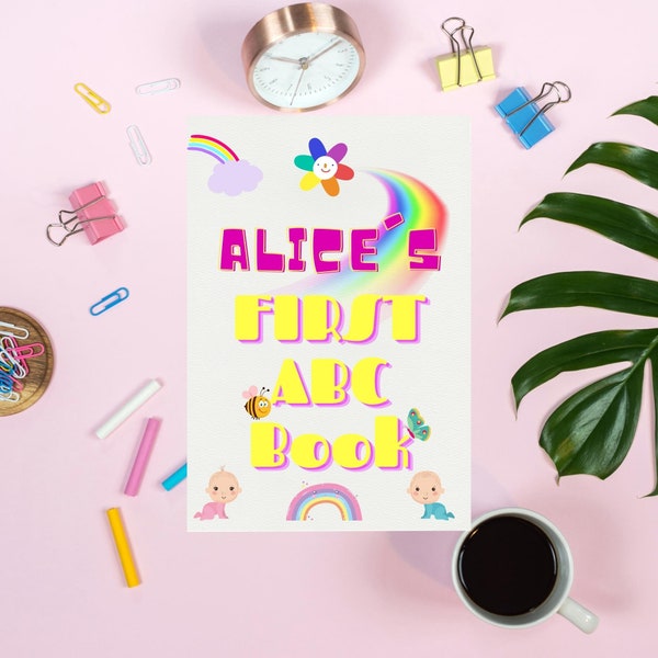 Baby Alphabet Book Template - Etsy