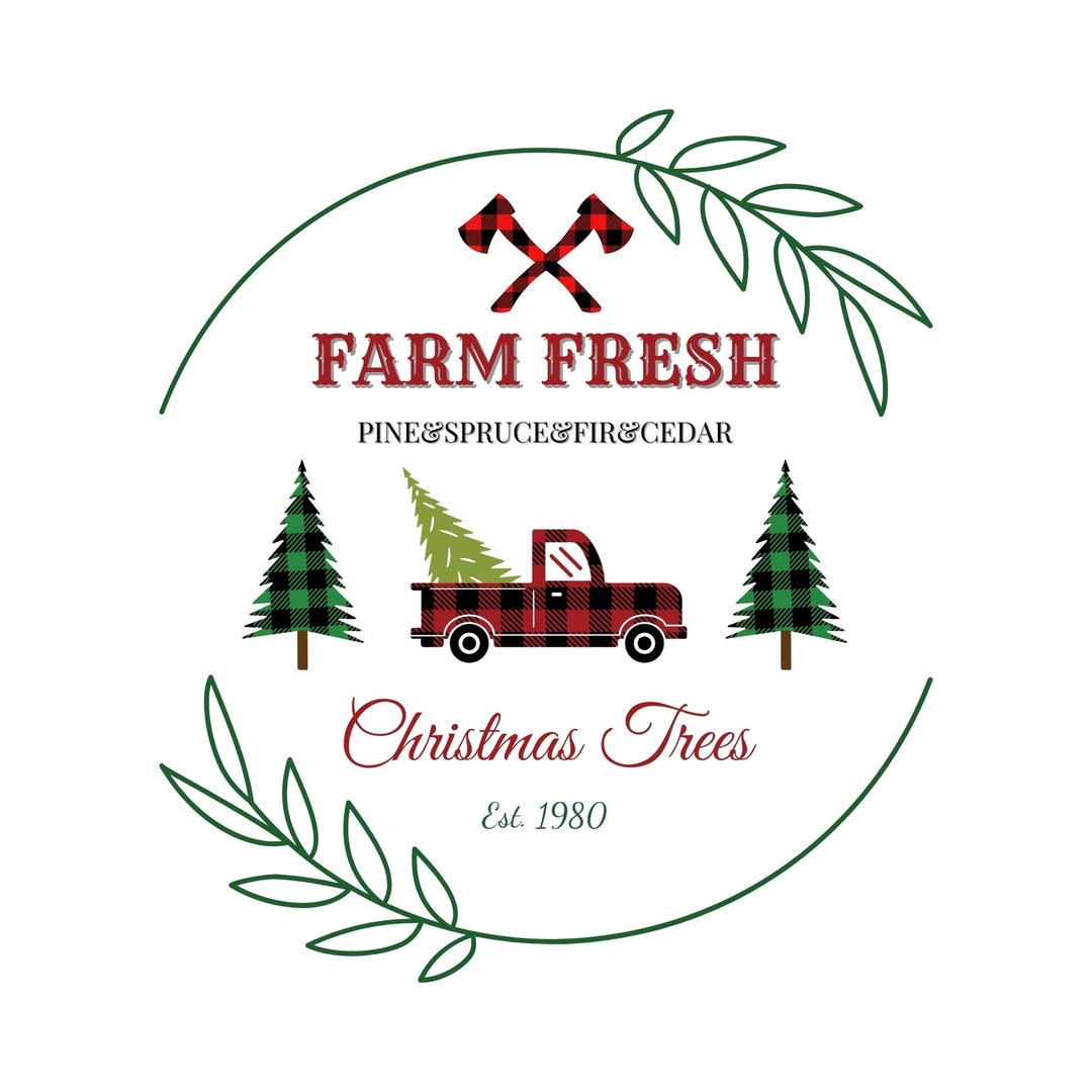Farm Fresh Truck SVG PNG JPG Easy to Use 300 Dpi - Etsy Canada