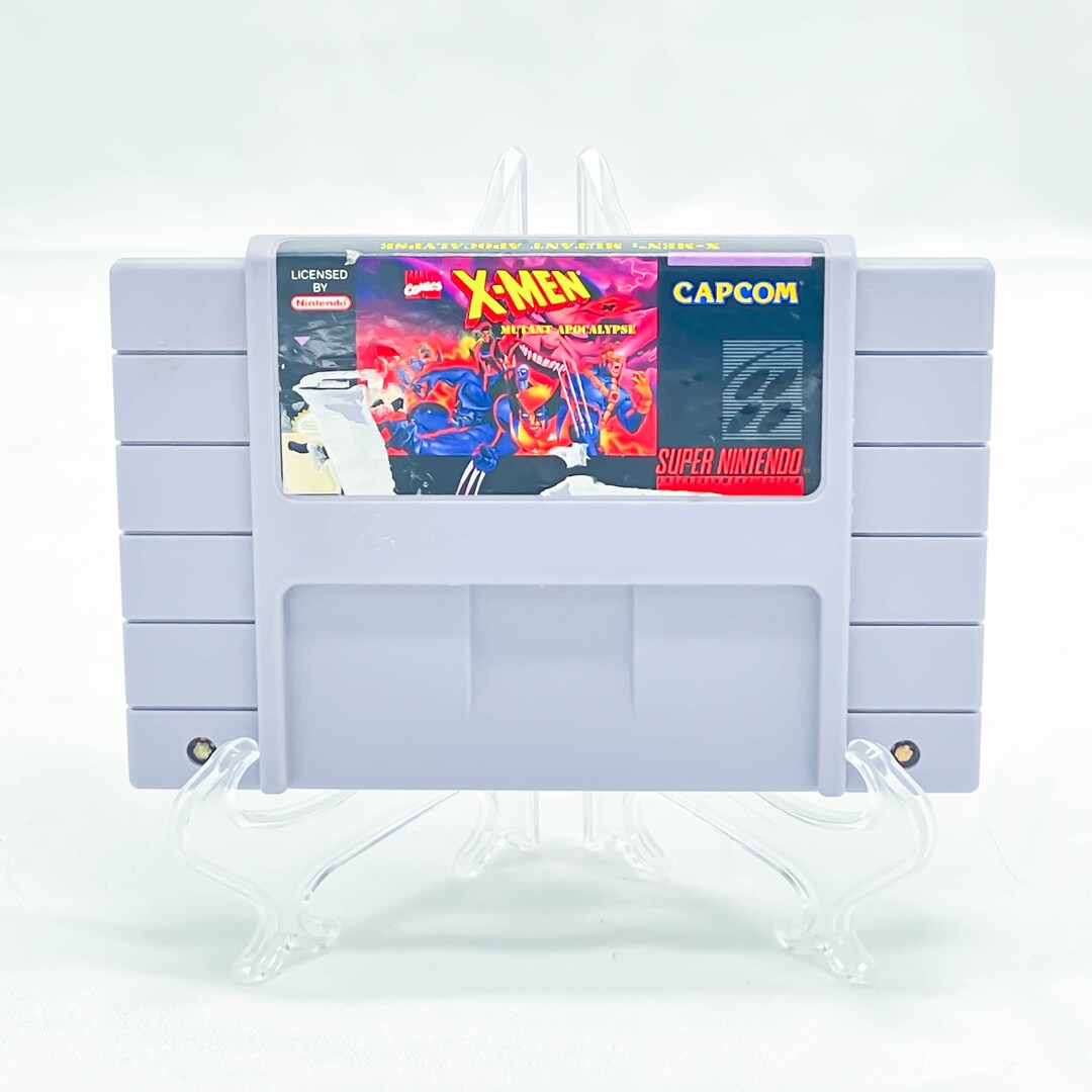 X-men Mutant Apocalypse SNES Super Nintendo, 1994 Authentic Refurbished ...