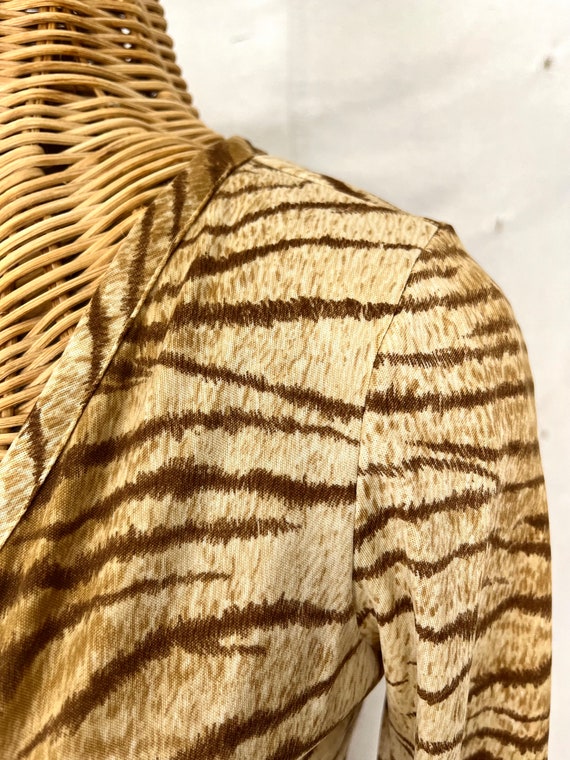 Vintage 70’s Eva Tiger Wrap Dress (S-M) - Gem