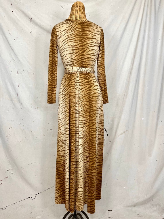 Vintage 70’s Eva Tiger Wrap Dress (S-M) - Gem