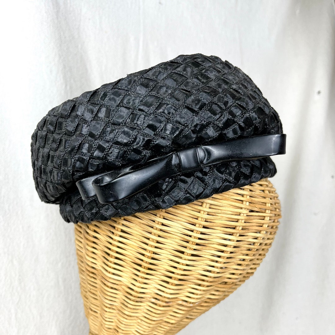 Vintage 40’s Belmar Straw Tam Hat - Etsy