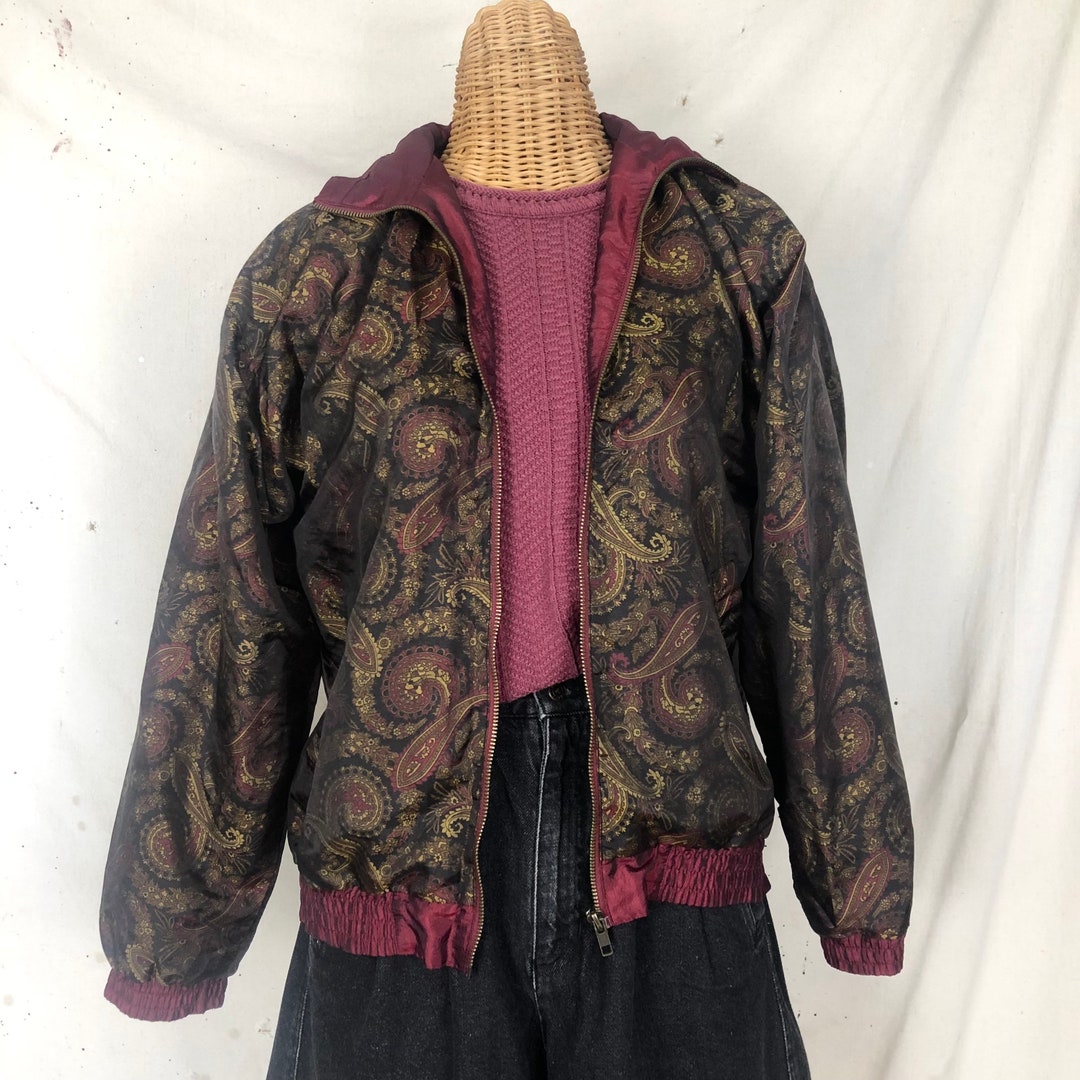 Vintage 80’s Bomber Jacket (M-L) - Etsy