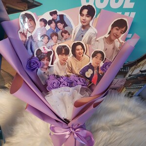 Custom Kpop Bouquet (BTS Bangtan Straykids Seventeen Blackpink Twice ...