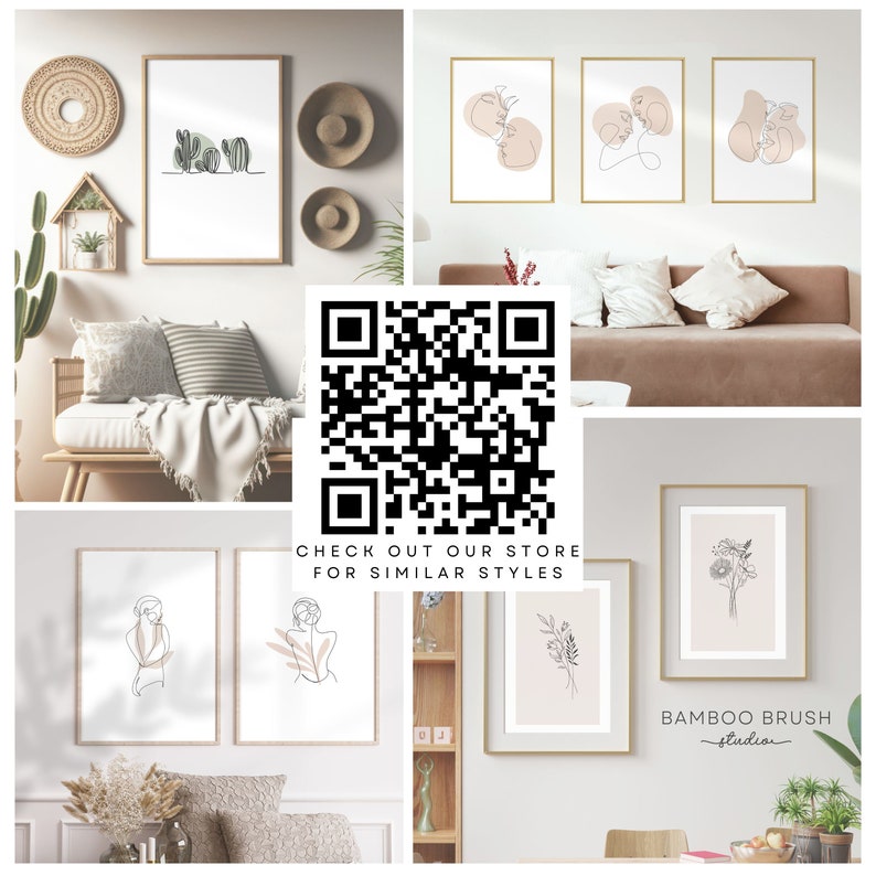 Neutral Female Figure Line Art Set of 3, Abstract Woman Line Art, Naked ...