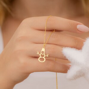 925 Sterling Silver Snowman Necklace, Cute Snowman Necklace, Snow ...