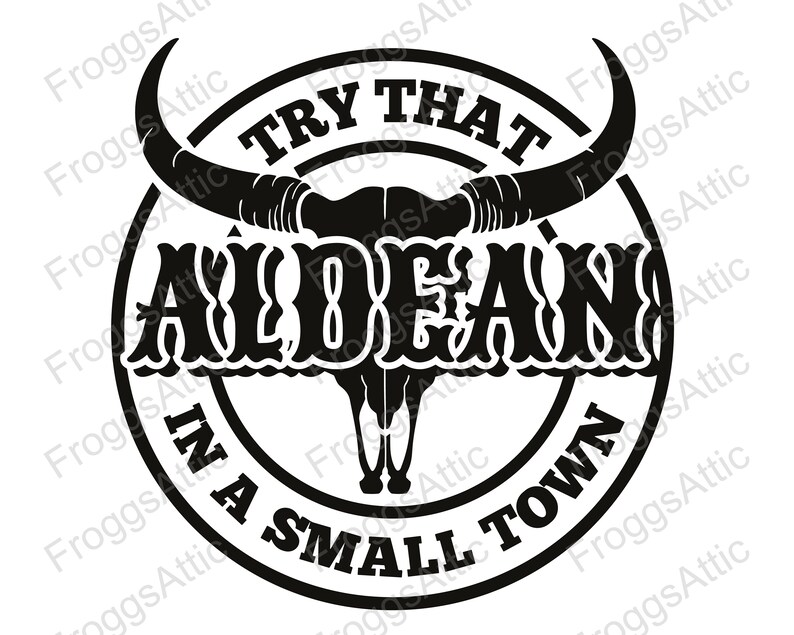 Jason Aldean Try That in A Small Town SVG PNG PDF Cut File - Etsy Canada