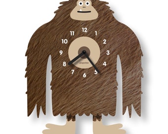 Bigfoot Wall Clock - Etsy UK
