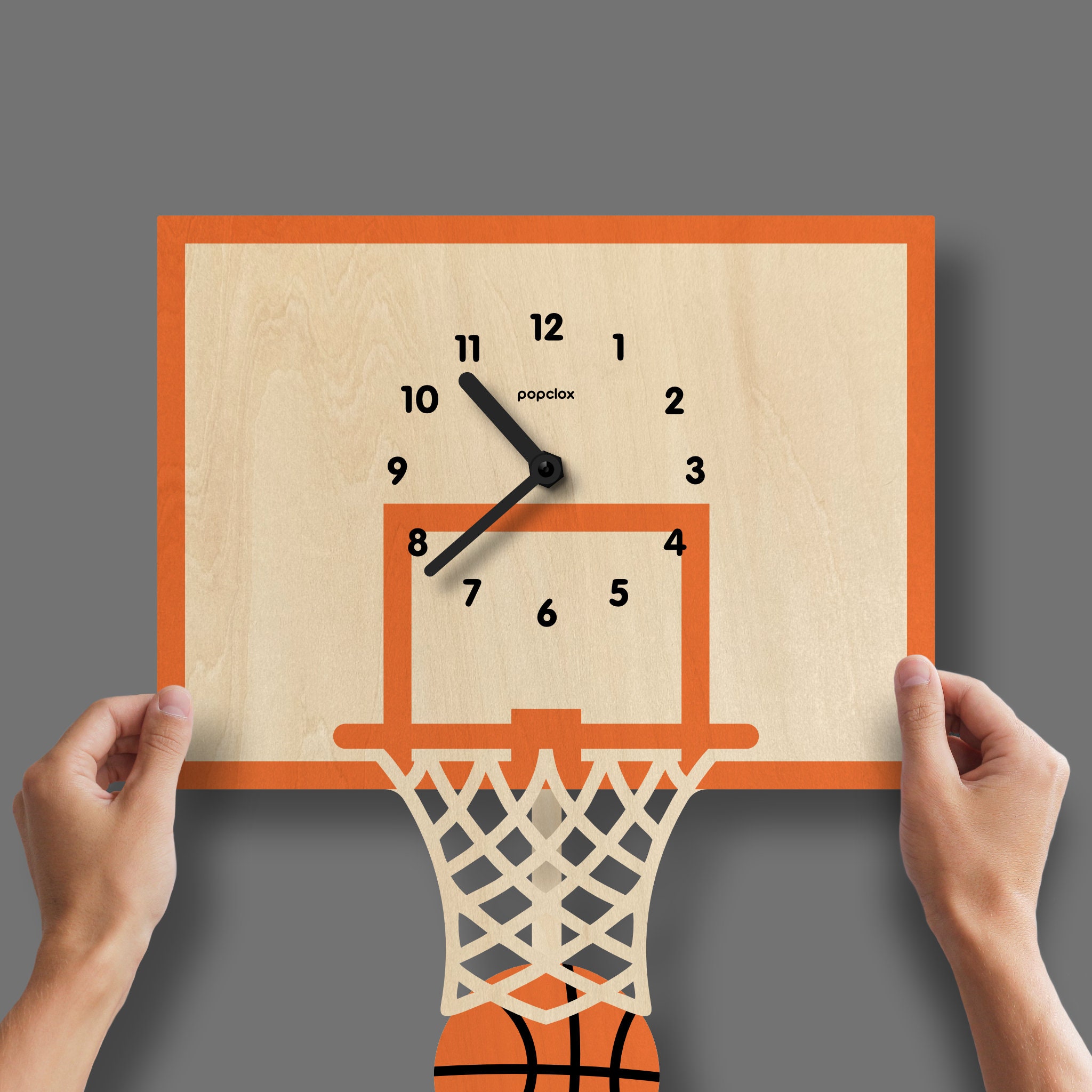 Basketball Pendulum Clock Kids Room Decor Gift for Newborns Nursery ...