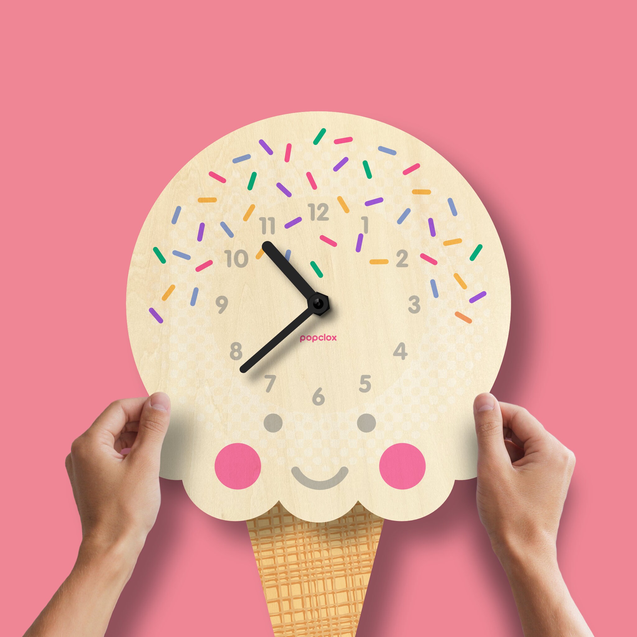 Ice Cream Pendulum Clock Kids Room Decor Gift for Newborns Nursery ...