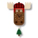 Moose Pendulum Clock - Kids Room Decor - Nursery Decor - Child's Room ...