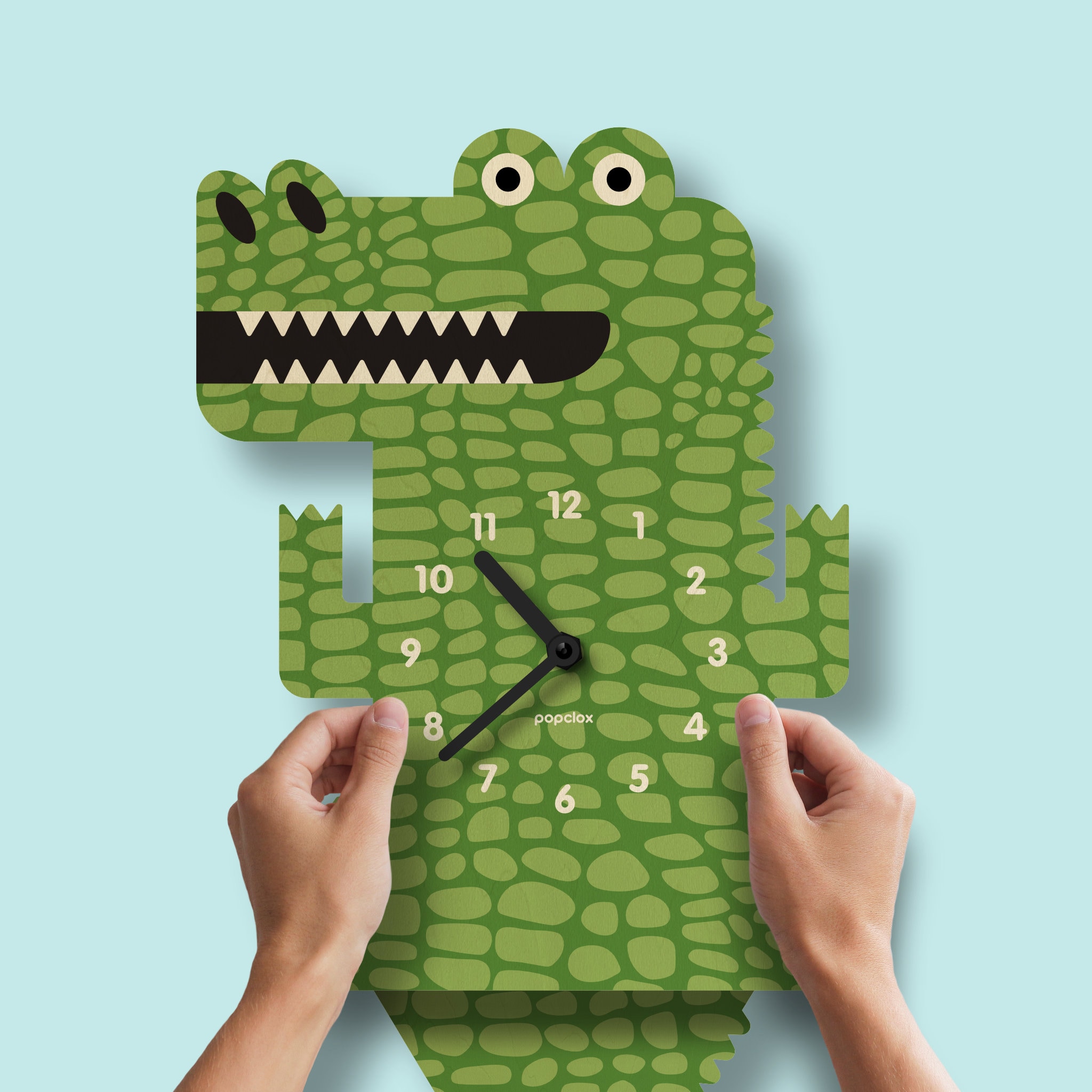 Alligator Pendulum Clock - Kids Room Decor - Gift for Newborns ...