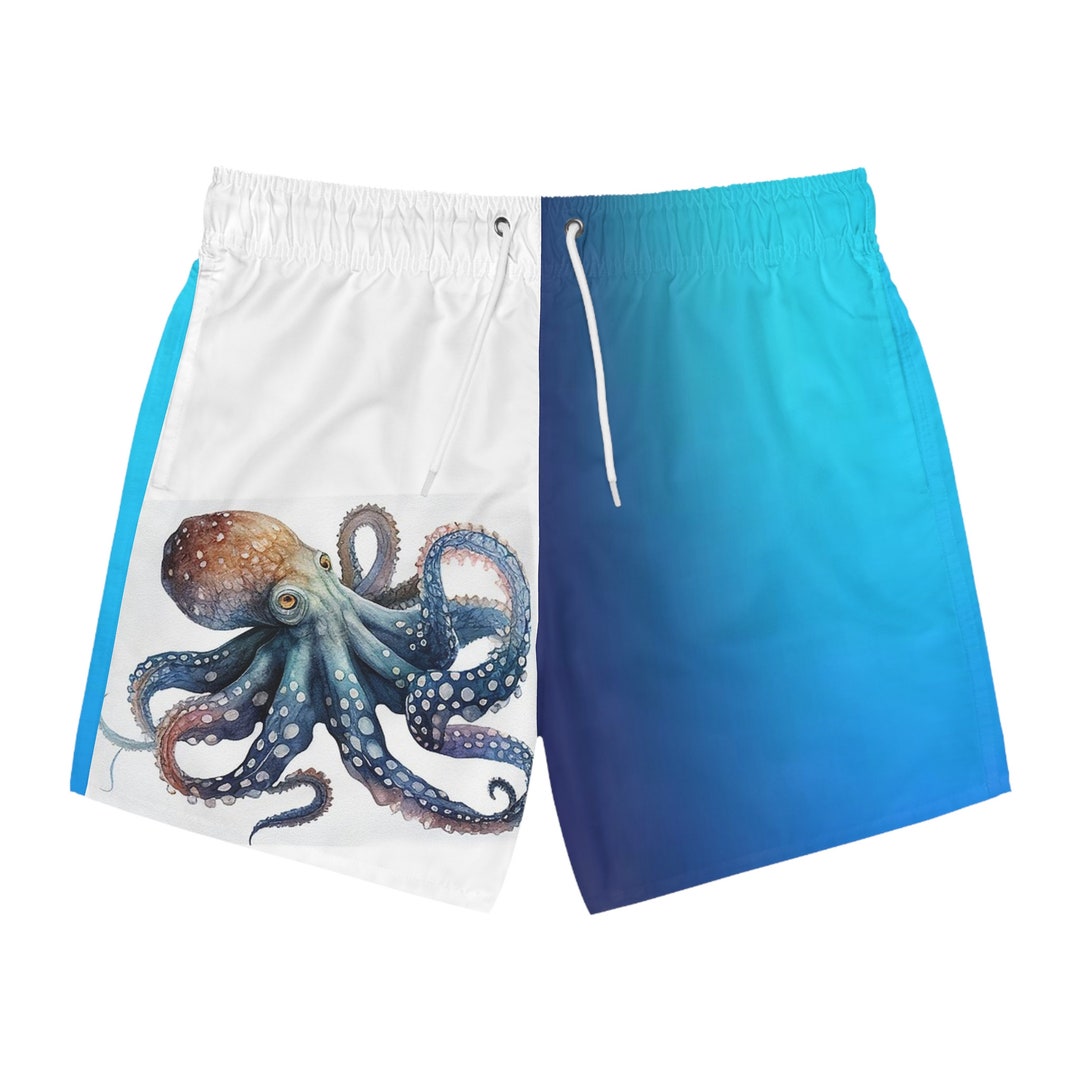Octopus Swim Trunks - Etsy