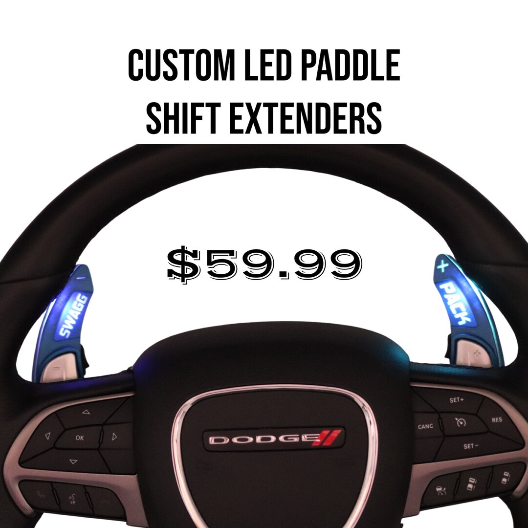 Custom LED Paddle Shift Extenders 2011-2024 Mopars - Etsy
