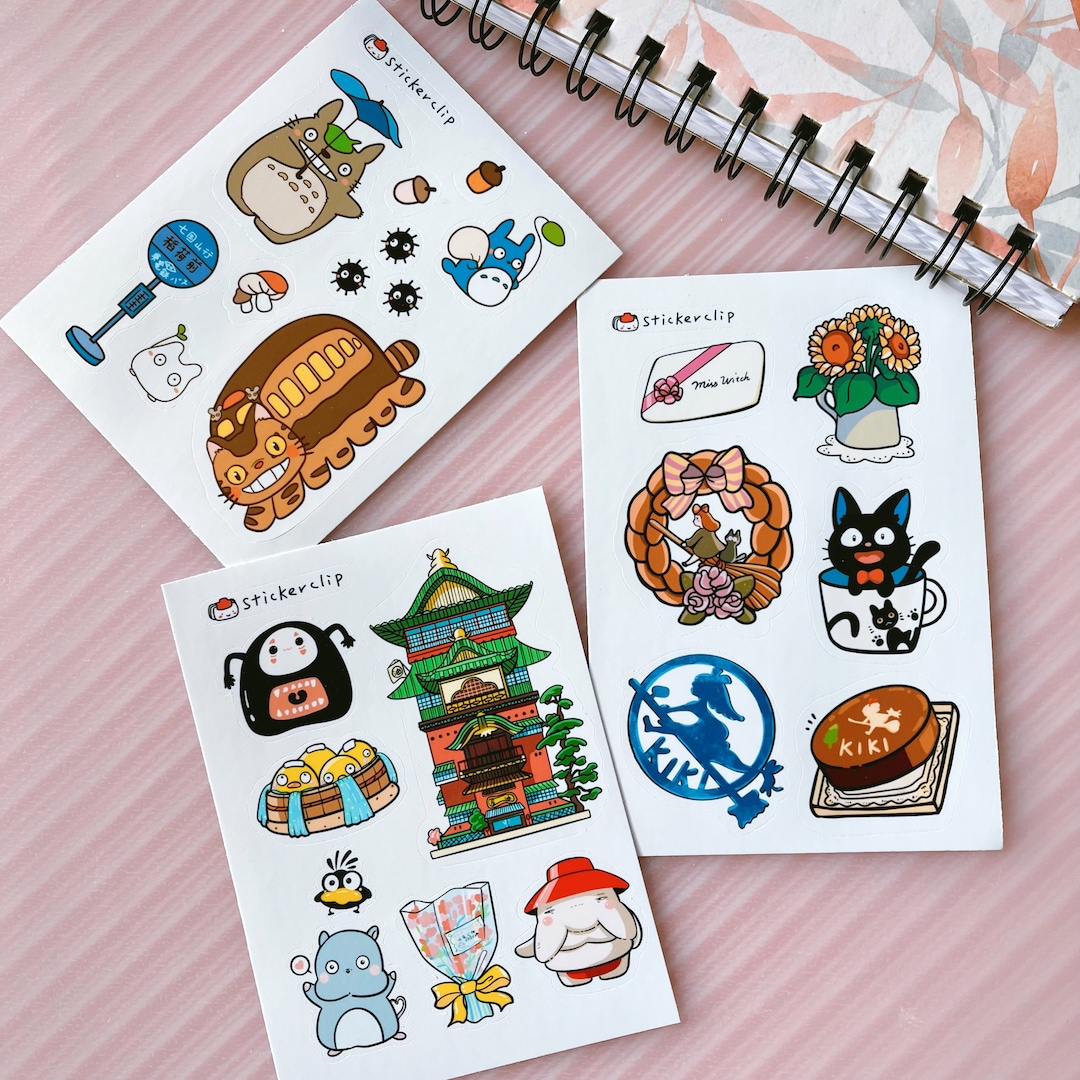 Cute Sticker Sheet for Waterbottle,journal,laptops,scrapbook,notebook ...