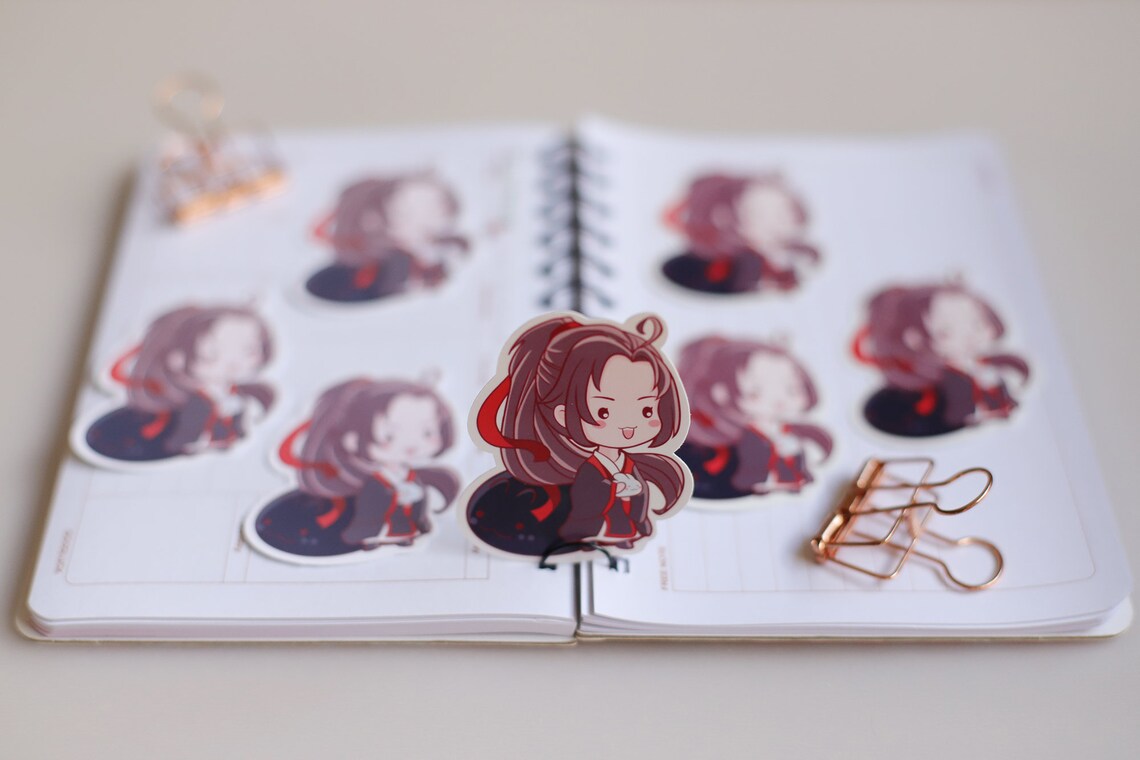 Anime Mo Dao Zu Shi-mdzs Chibi Bunny Rabbit Stickers chinese - Etsy