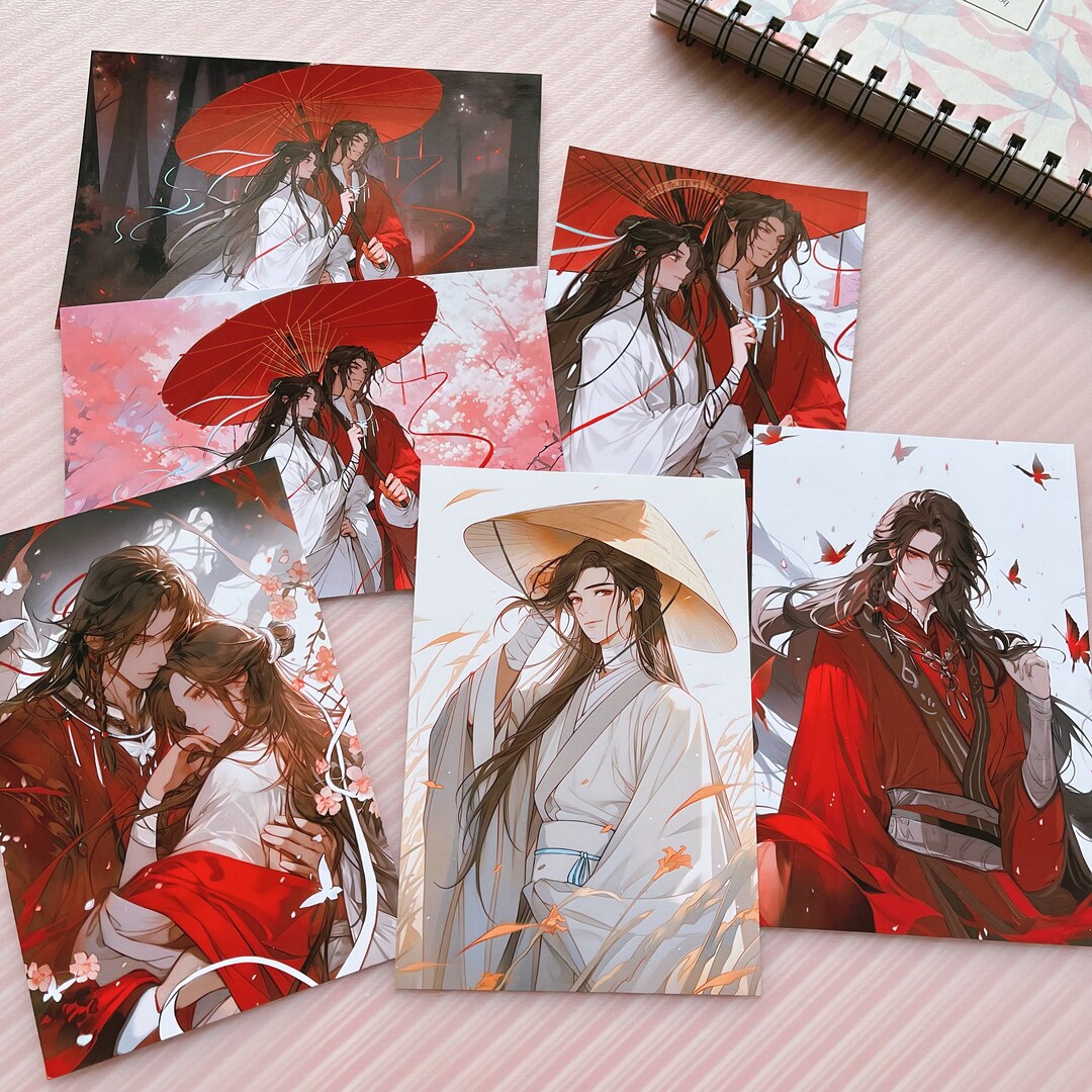 6styles TGCF Postcard Set,heaven Official's Blessing Print, Anime ...