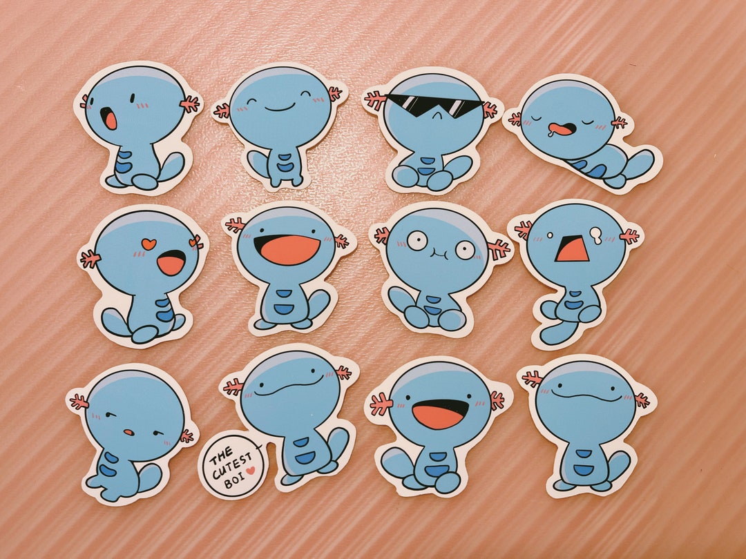 Personalized Customization Pokemon Sticker , Kawaii Pokémon Sticker ...