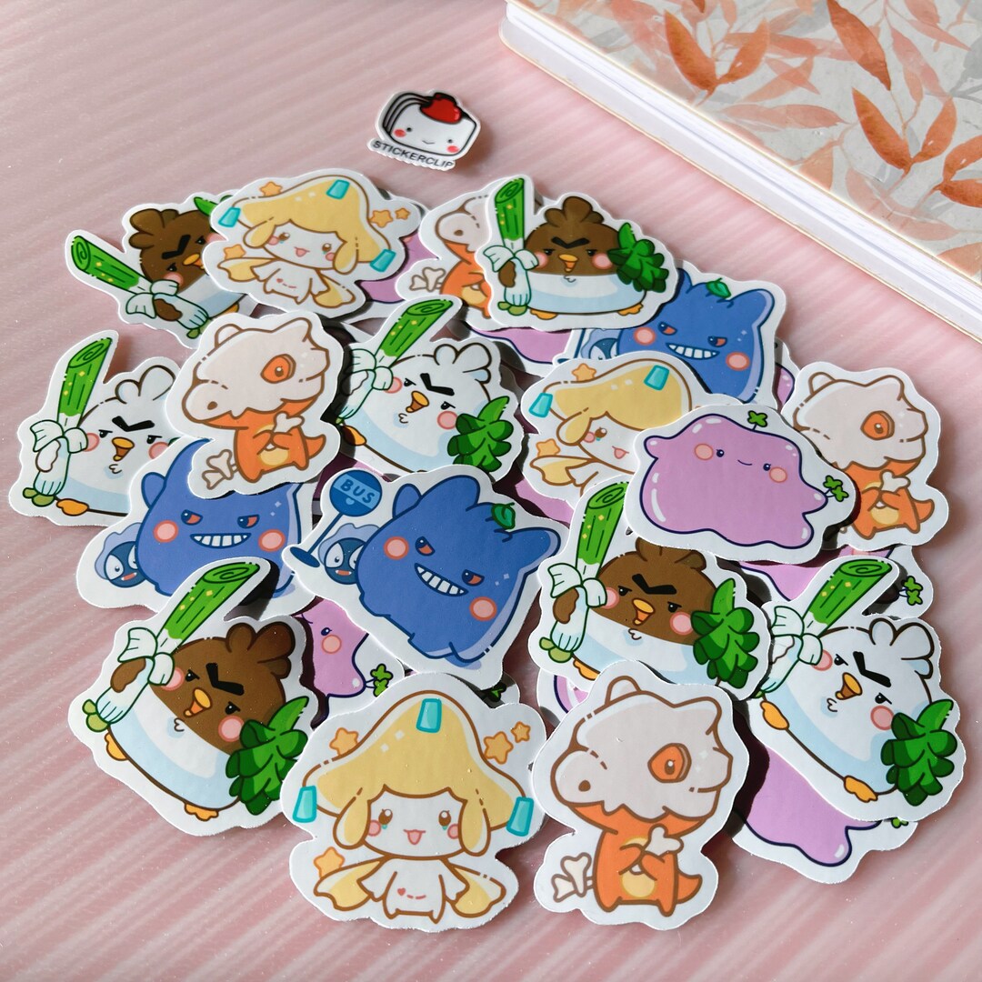 7pcs Cute Pokemon Sticker - Etsy 7pcs Cute Pokemon Sticker - Etsy