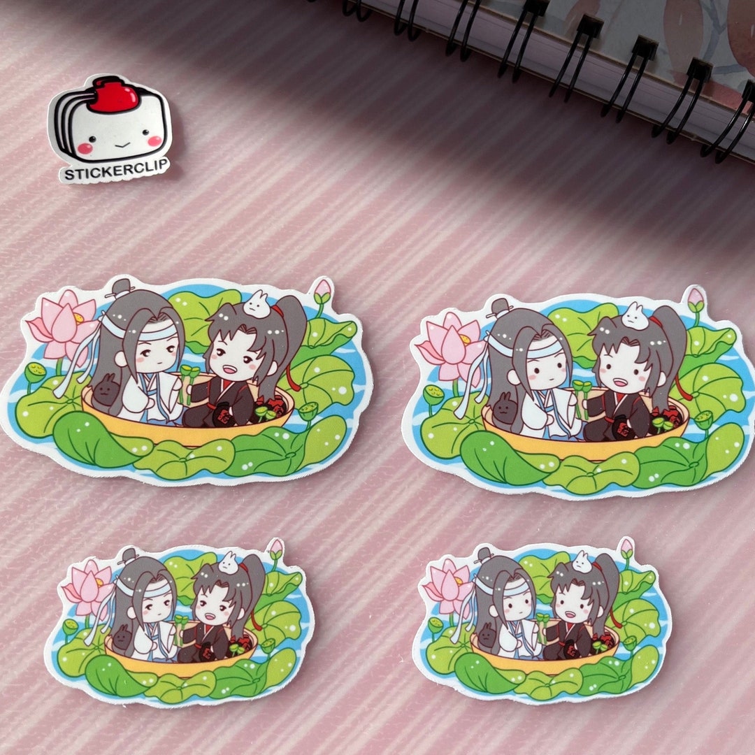 Mo Dao Zu Shi Sticker, MDZS Chibi Sticker,the Untamed Decals,weiwuxian ...