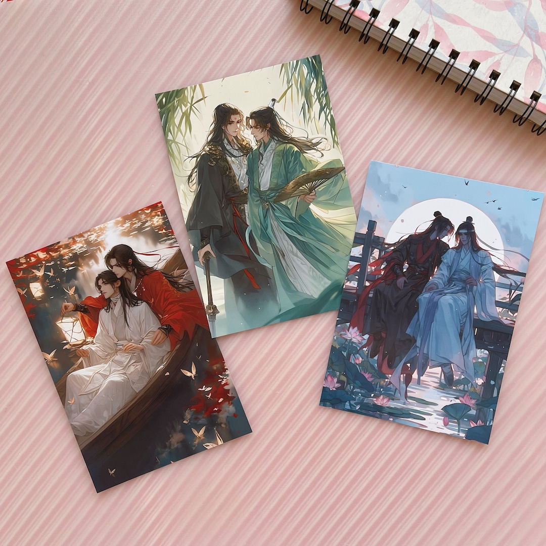 Boy Love Danmei Anime Stickers, MXTX Trilogy Family Prints and Stickers ...