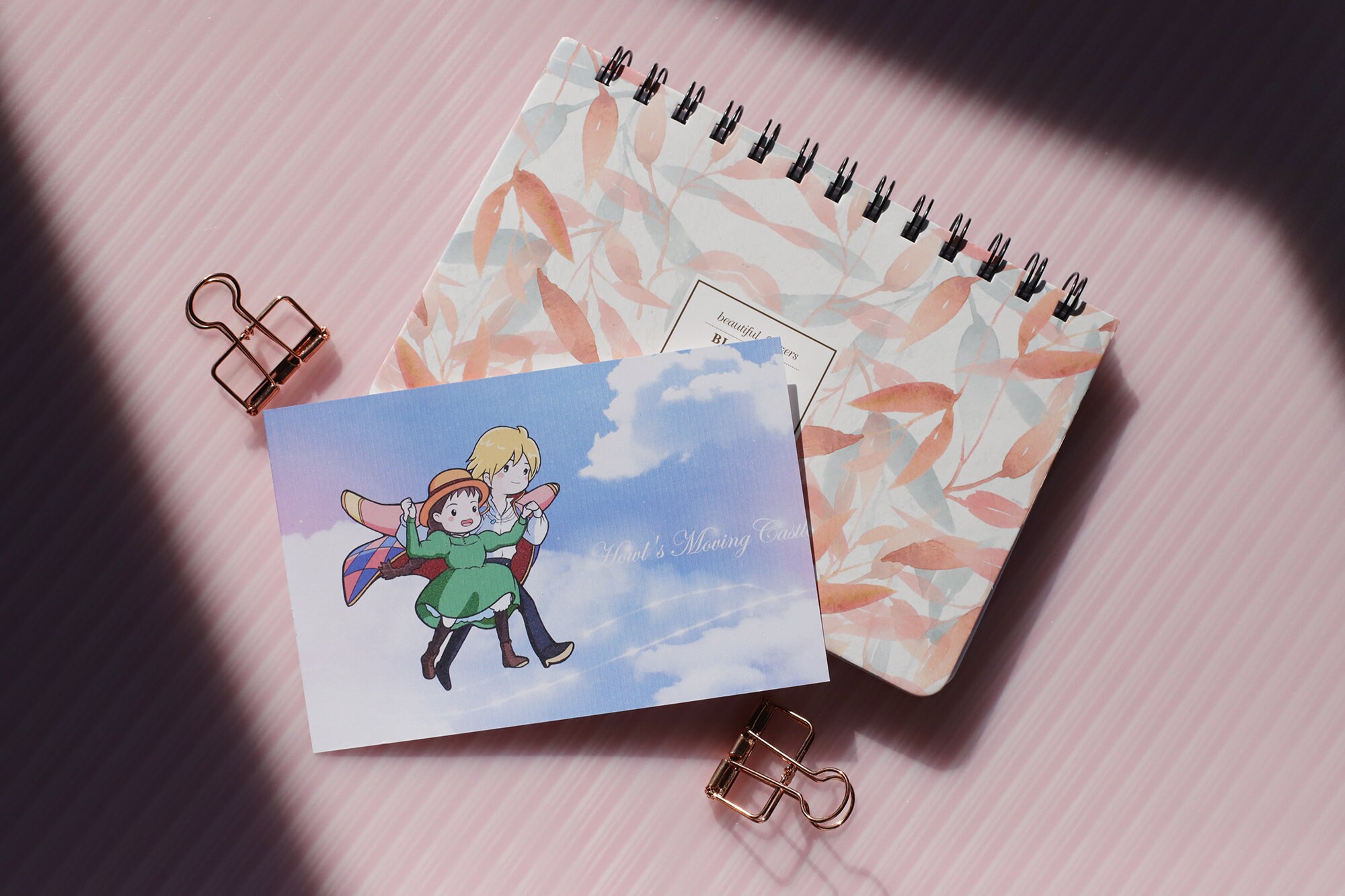 Chibi Howl's Moving Castle Postcards Anime Fanart Print - Etsy