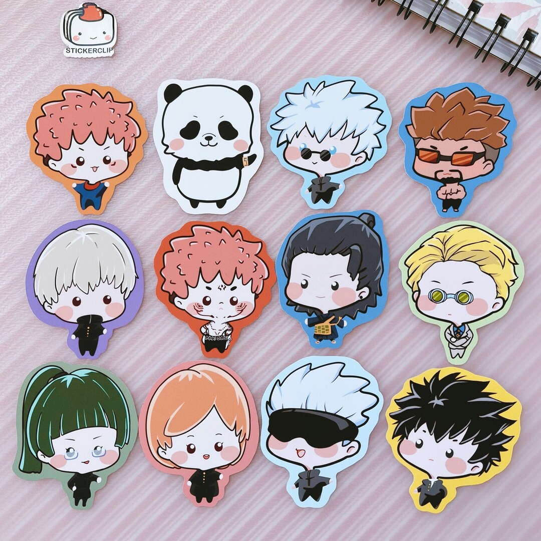 12pcs Anime JJK Chibi Vinyl Sticker Pack 2 Sizes Kawaii - Etsy Australia