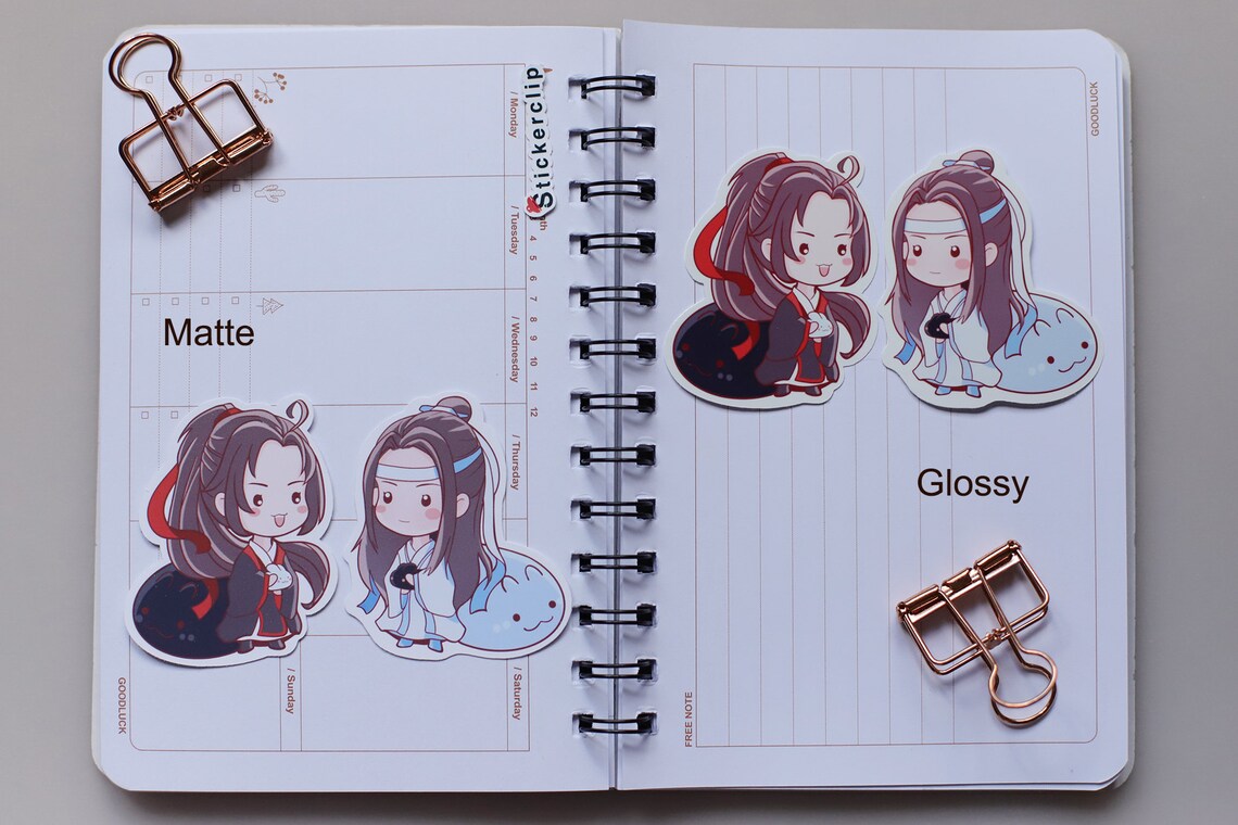 Anime Mo Dao Zu Shi-mdzs Chibi Bunny Rabbit Stickers chinese - Etsy