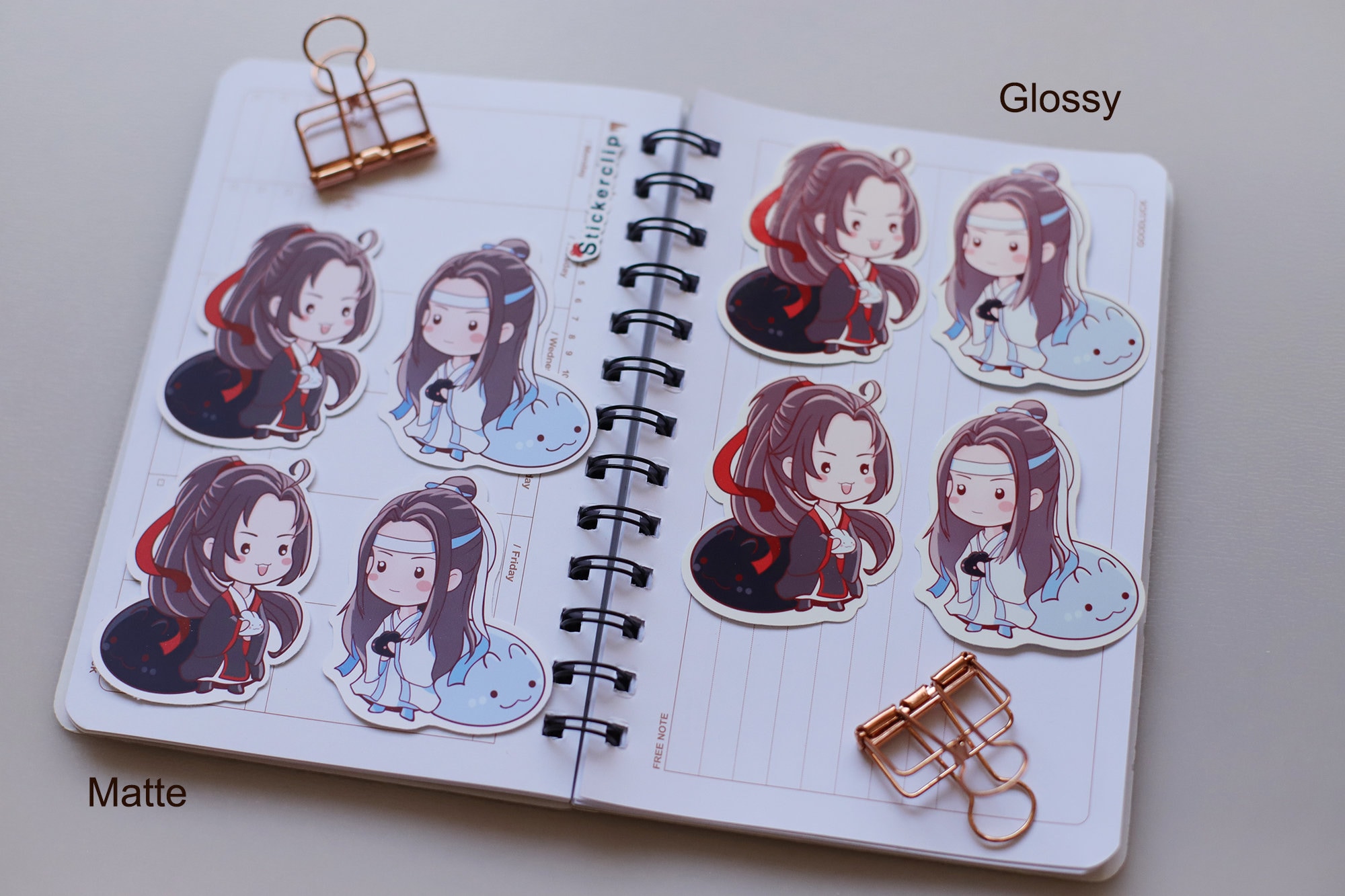 MDZS Chibi Bunny Stickers: the Untamed Anime Stickers - Etsy UK