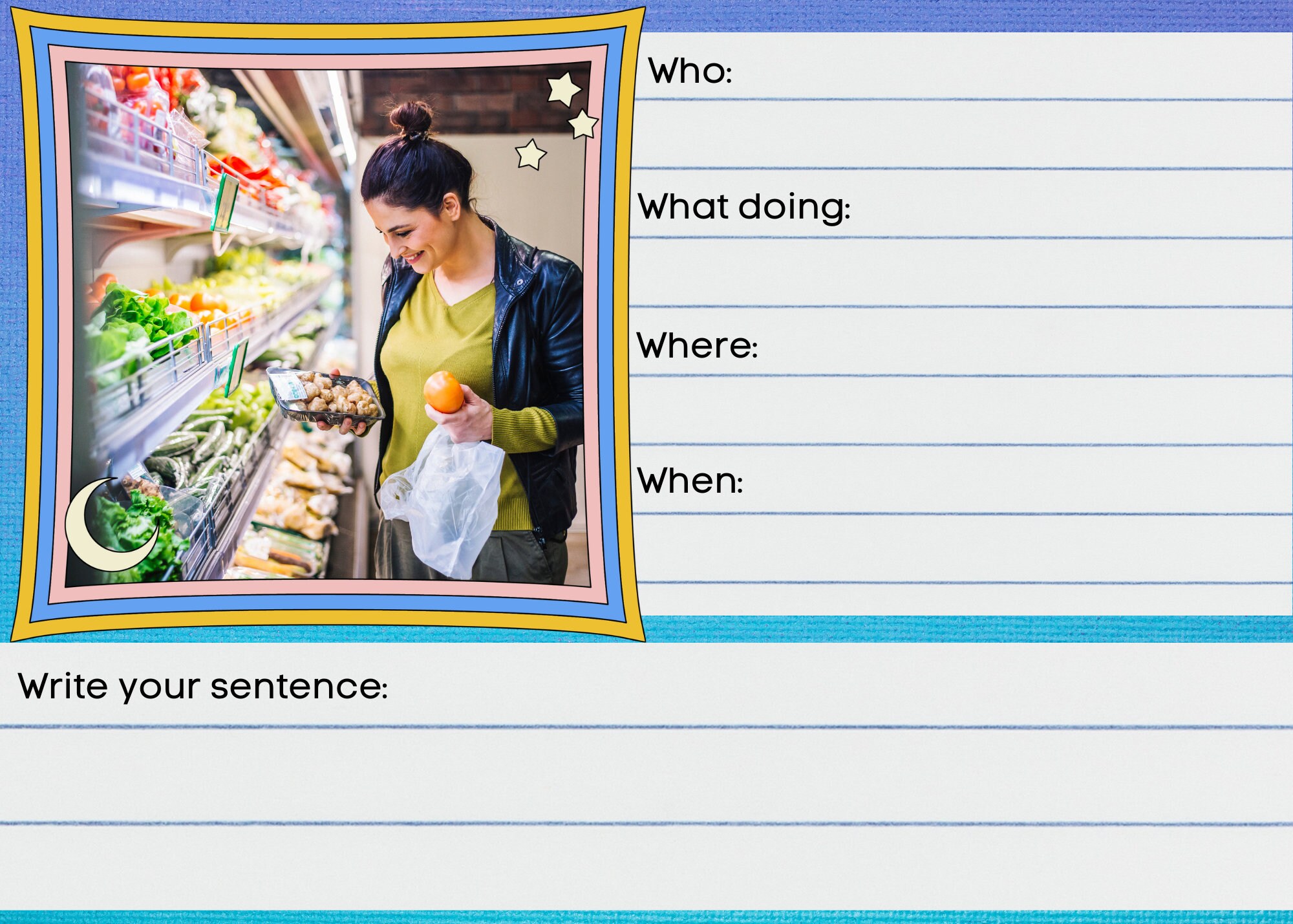 Expanded Sentence Writing Using WH Questions BOOM CARDS - Etsy