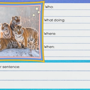 Expanded Sentence Writing Using WH Questions BOOM CARDS - Etsy