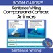 Compare and Contrast Animals Sentence Writing Boom Cards - Etsy