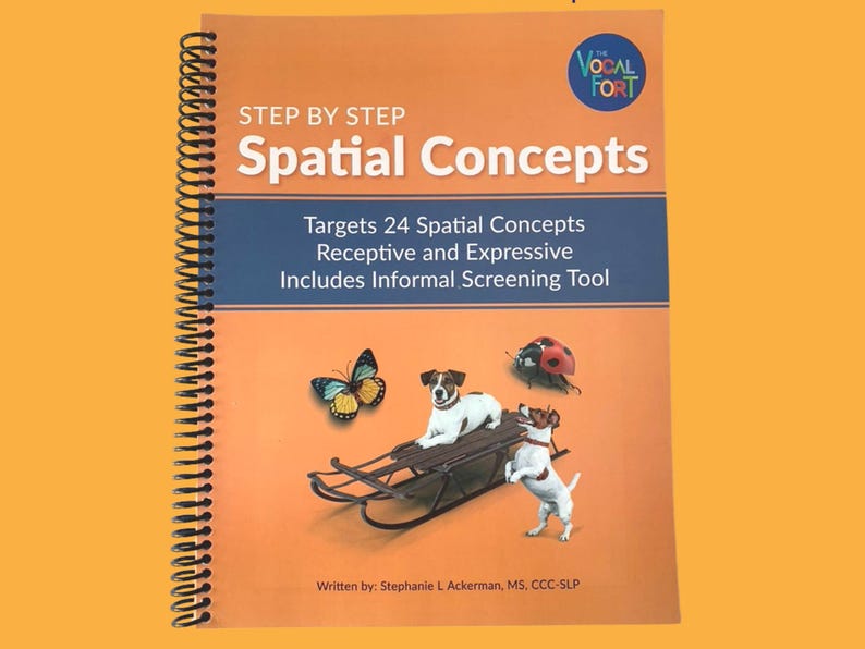 Spatial Concepts Speech Therapy Manual, Real Photo Language Book - Etsy