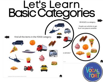 Printable Speech Therapy Resource, Homeschool Speech Therapy Sorting ...