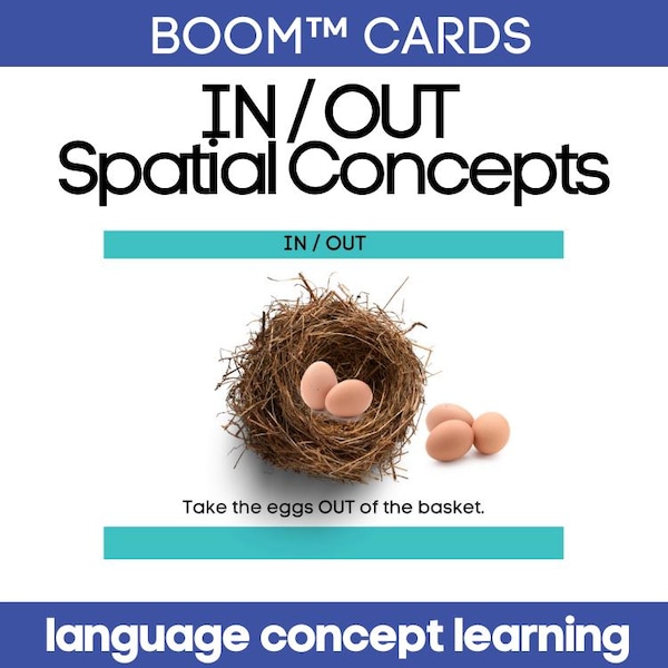 Spatial Concepts Speech Therapy - Etsy