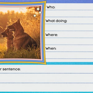 Expanded Sentence Writing Using WH Questions BOOM CARDS - Etsy