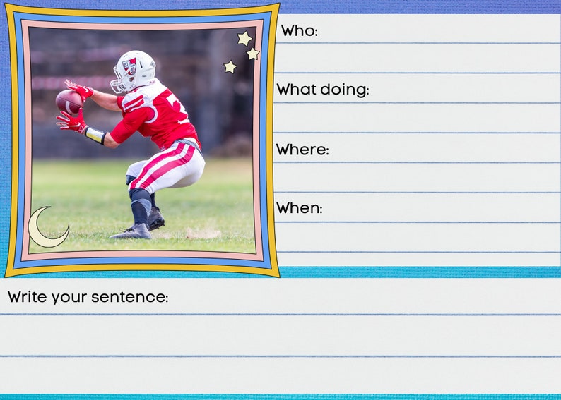 Expanded Sentence Writing Using WH Questions BOOM CARDS - Etsy