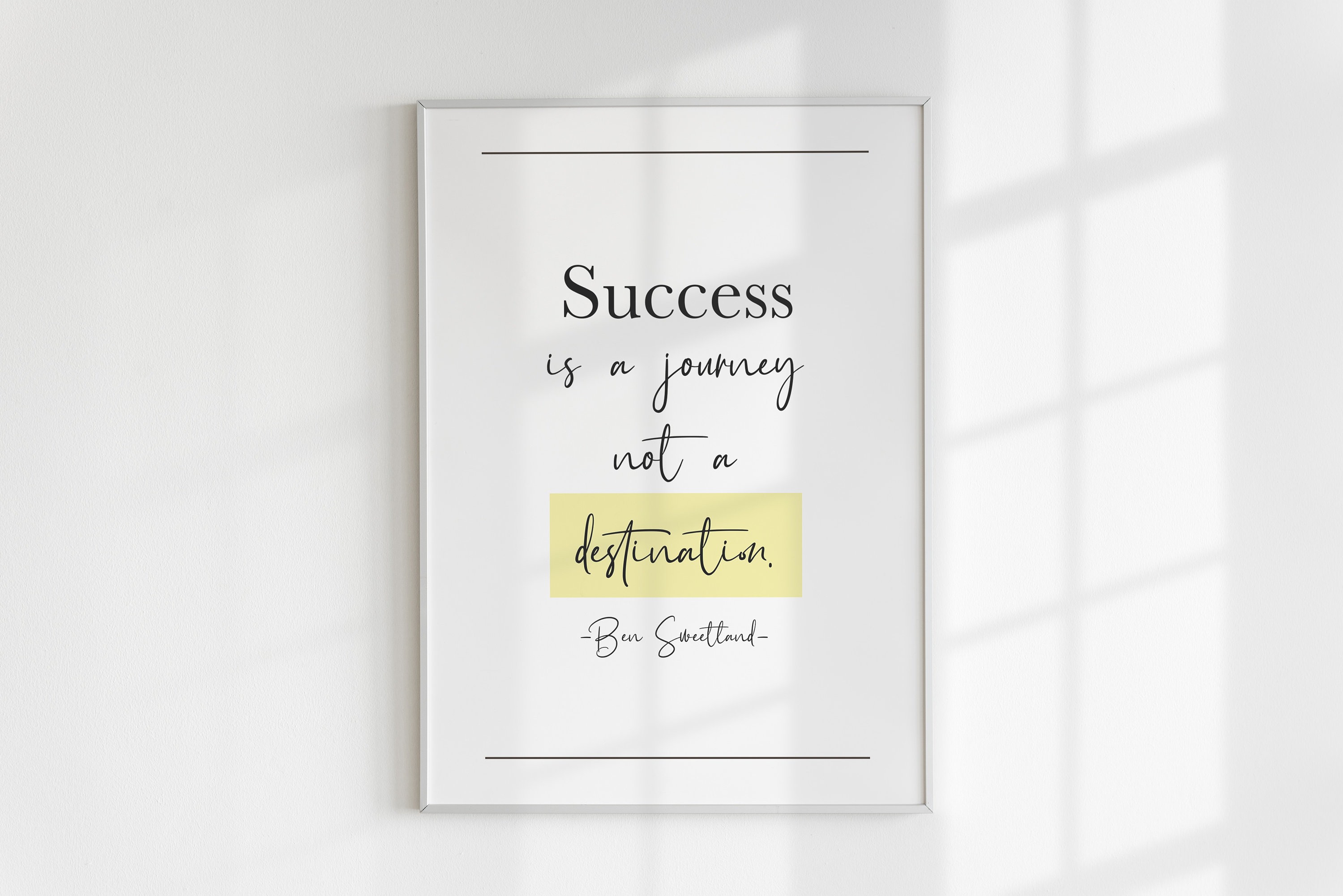 Success Is A Journey Not A Destination