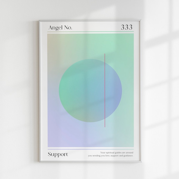 Aura 333 Poster - Etsy