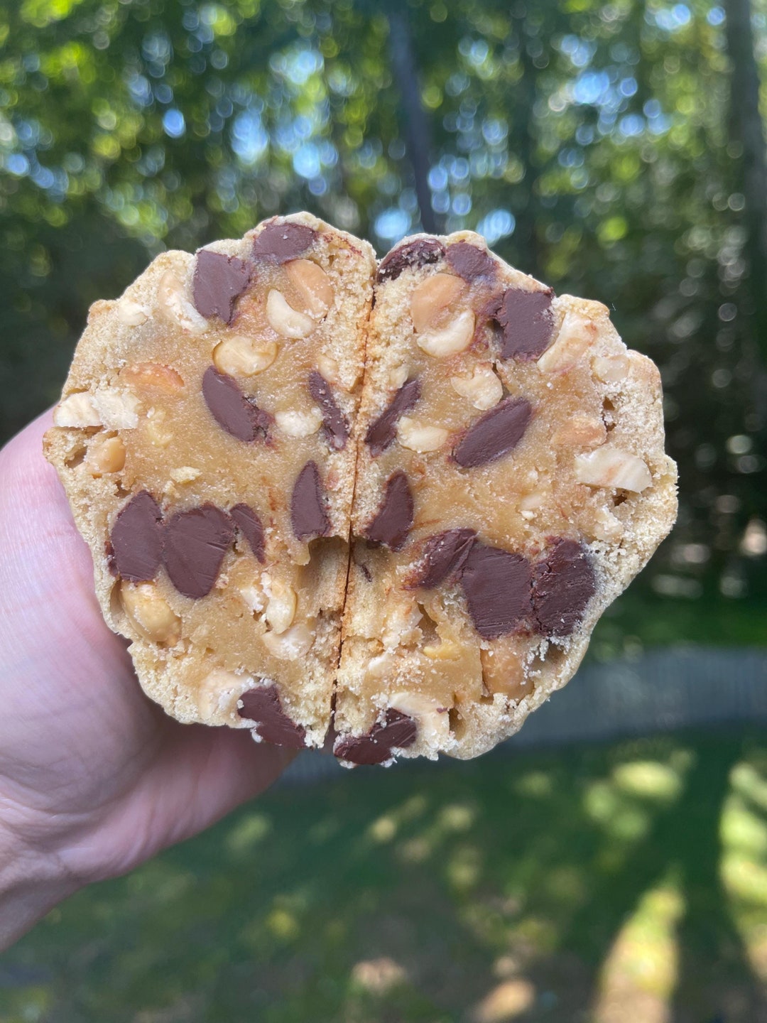 Cookies, Giant Gourmet 6 Oz Vanilla Cookie With Peanuts and Chocolate ...