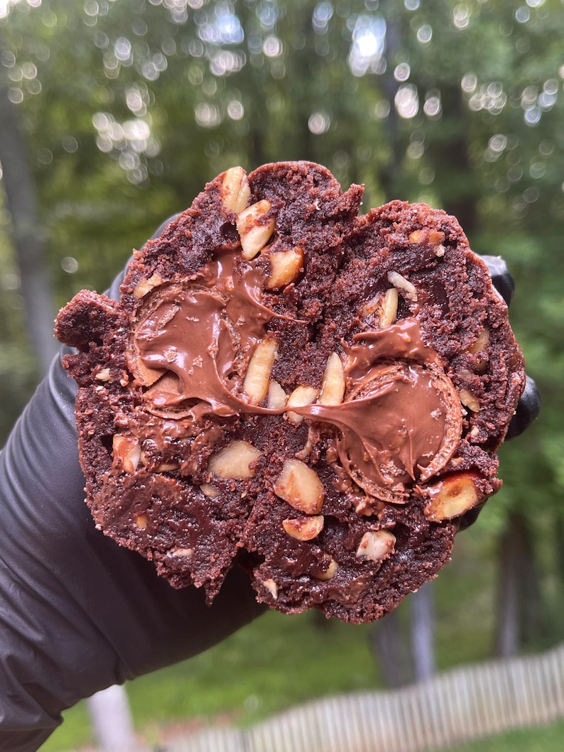 Giant Ferrero Rocher Cookie: Hazelnut Chocolate Chip Artisan Treat - Etsy