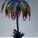 This is a Rainbow Wire Palm Tree. Its Handmade Using 20 Gauge Aluminum ...