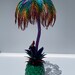 This is a Rainbow Wire Palm Tree. Its Handmade Using 20 Gauge Aluminum ...