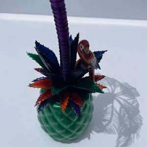 This is a Rainbow Wire Palm Tree. Its Handmade Using 20 Gauge - Etsy