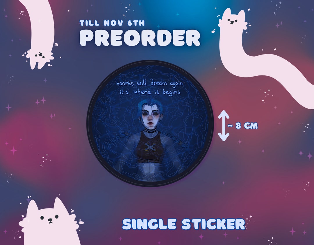 JINX Stickers ARCANE League of Legends - Etsy